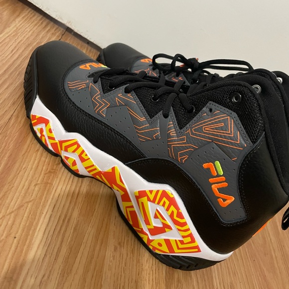 Fila | Shoes | Fila Mb Basketball Shoes Black Shocking Orange Bm1742054 ...